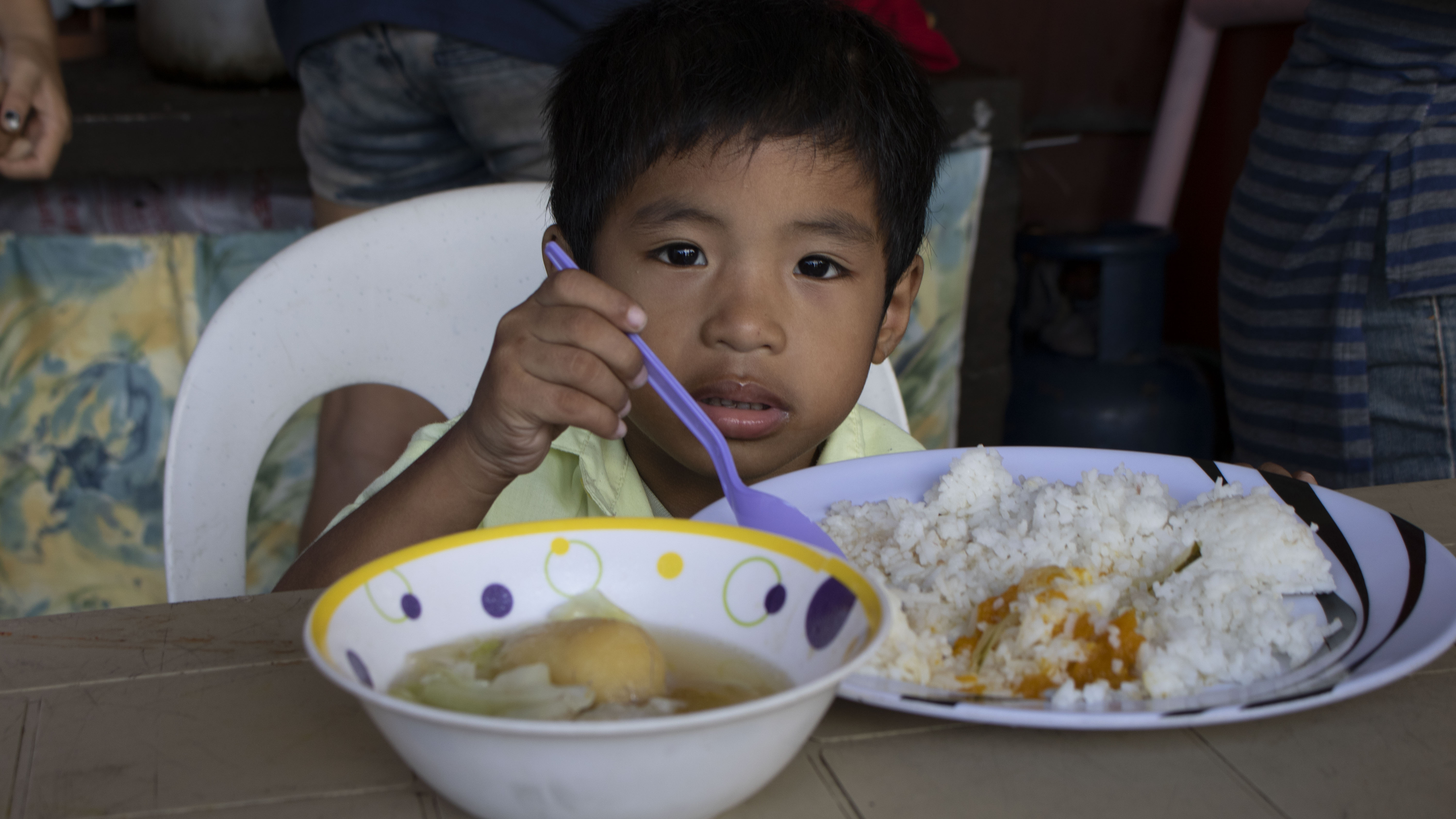 She's 3 years old, has cerebral palsy, and can barely eat three meals a ...